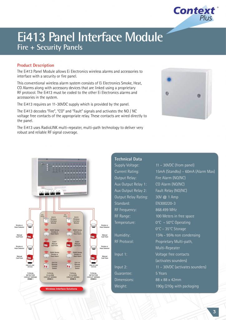 Ei413 Panel Interface Module – PCCC Đông Dương